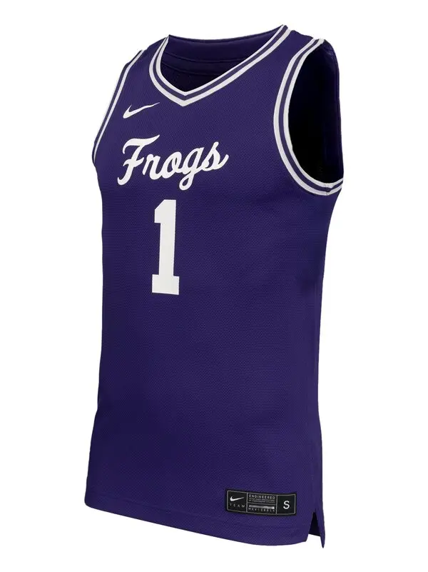 Nike Tcu Basketball College Replica Jersey - Purple