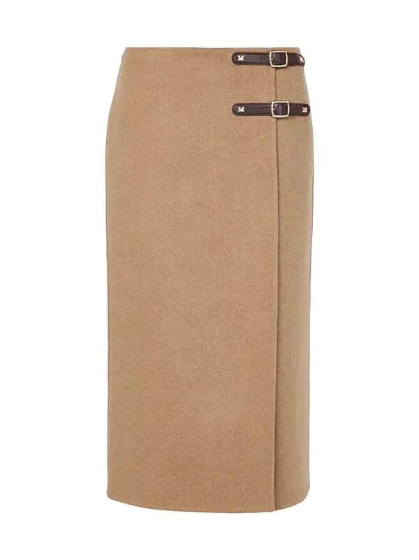 Max Mara Curzio Midi Skirt - Brown