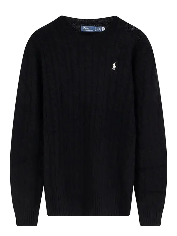 Polo Ralph Lauren Wool And Cashmere Blend Sweater - Black