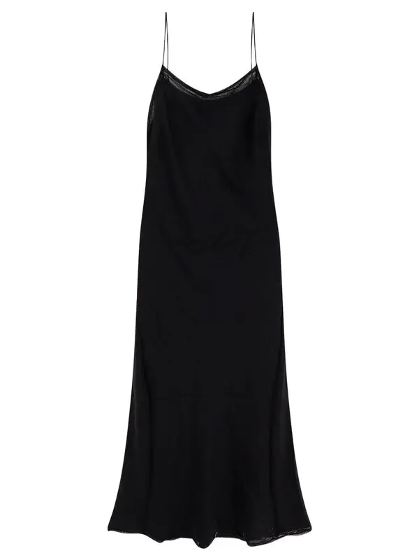 TOTEME Long Silk Dress - Black