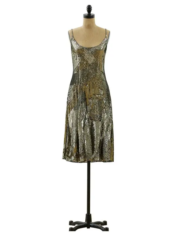 Ralph Lauren Leslie Cocktail Dress - Gold