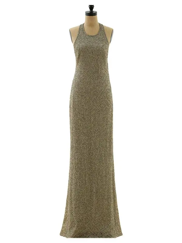 Ralph Lauren Grayden Evening Gown - Grey