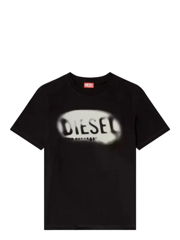 DIESEL® T-adjust-v2 Short-sleeve T-shirt - Black