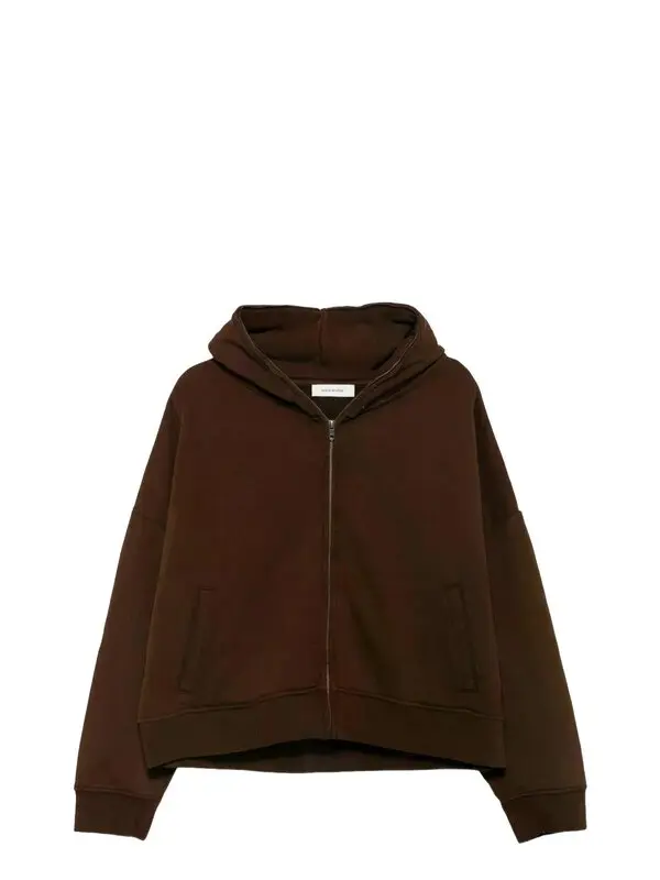 ENTIRE STUDIOS Zip-fastening Hooded Sweatshirt - Brown