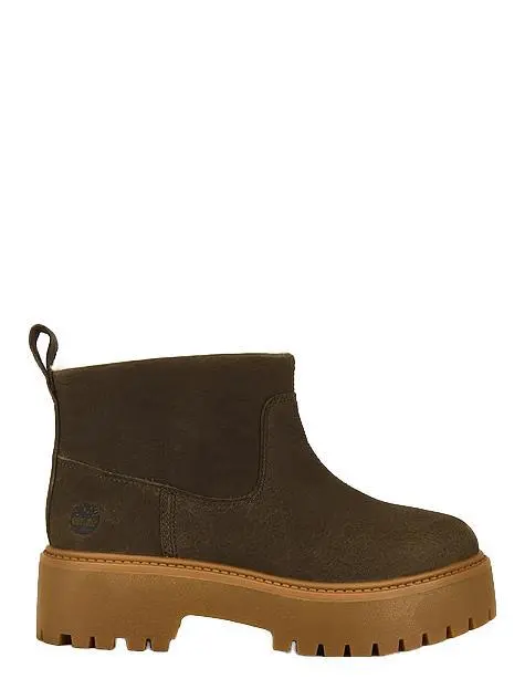 Timberland Stone Street Warm Lined Pull-on Boot - Dark Brown