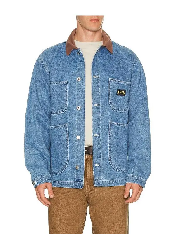 STAN RAY Coverall Jacket - 70s Stone Denim
