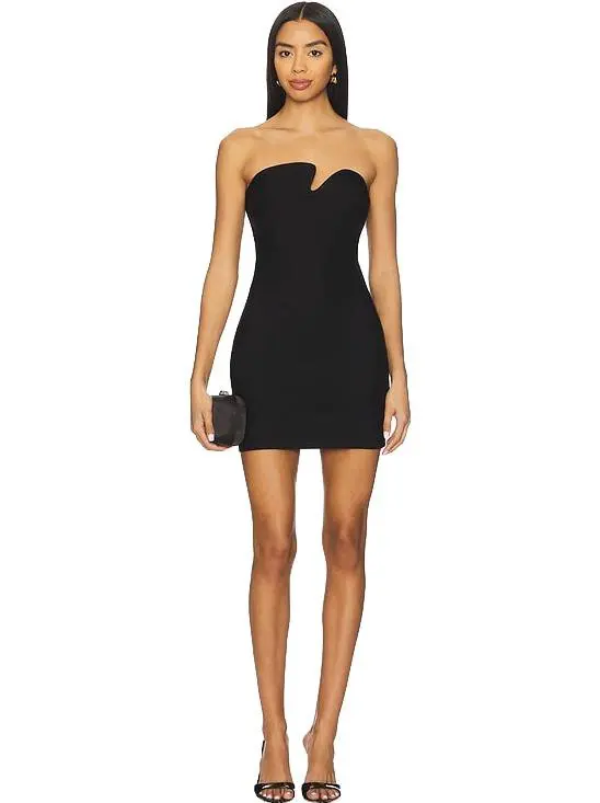 Superdown Rizz Strapless Mini Dress - Black
