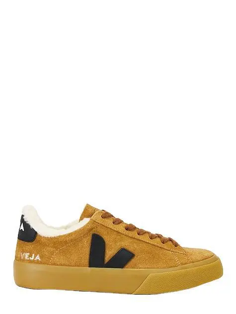 VEJA Campo Winter Sneakers - Camel  Black & Natural