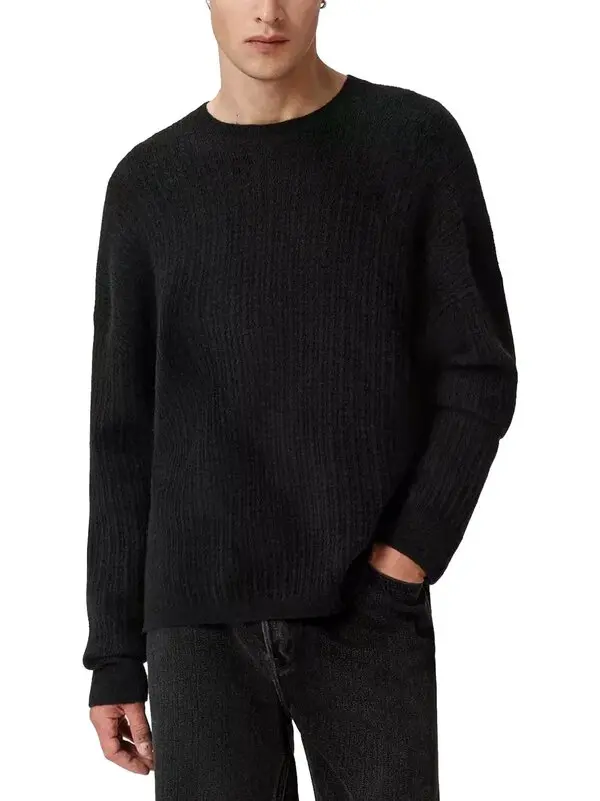 ALLSAINTS Jakob Crew-neck Sweater - Black