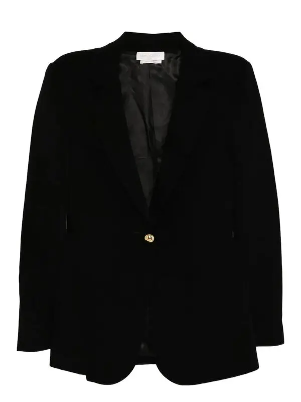 SAIID KOBEISY Single-breasted Tailored Blazer - Black