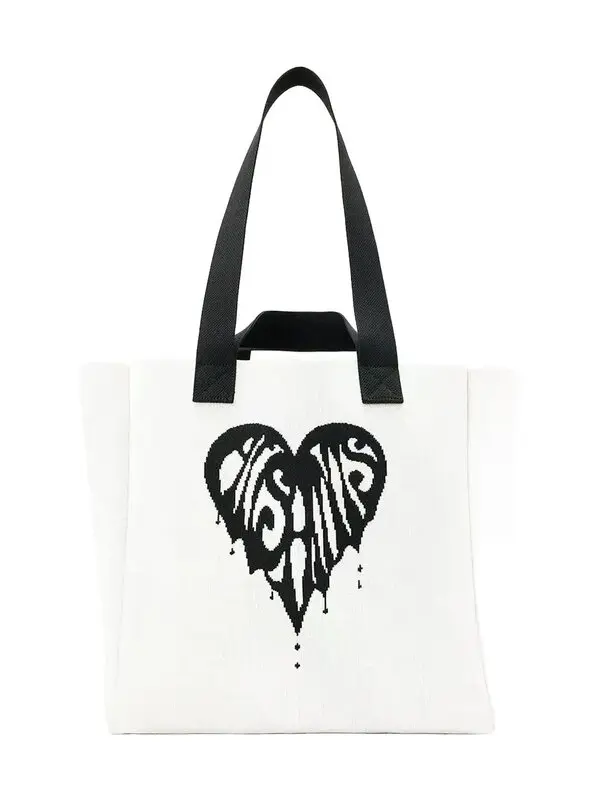 ALLSAINTS Izzy Heart Tote - White