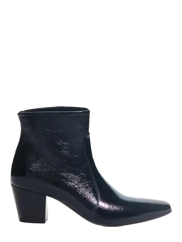 Veronica De Piante Paloma Patent Leather Boots - Black Patent