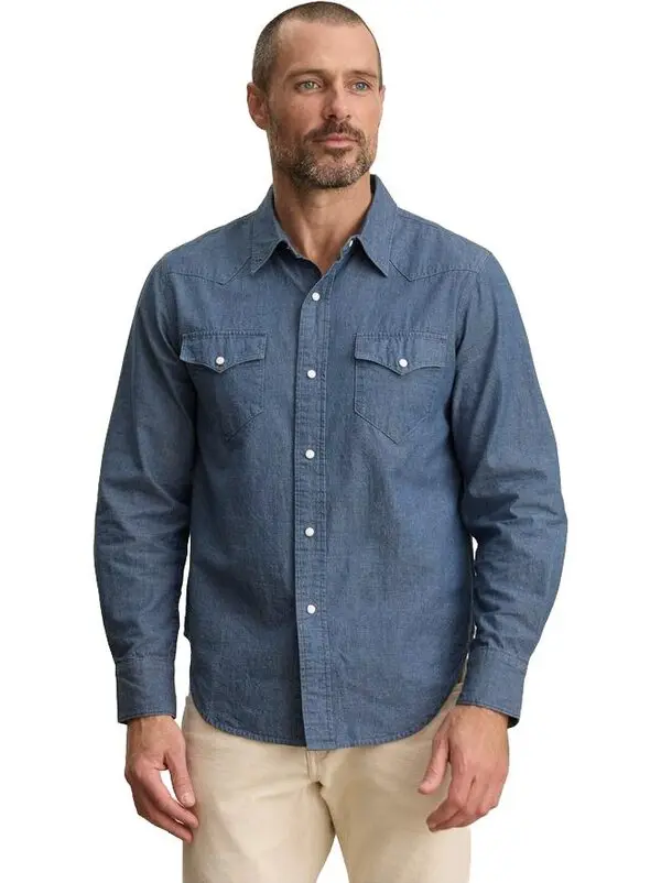 Velvet By Graham & Spencer Cody Button-up Shirt - Denim