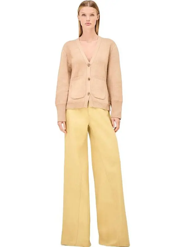 Alexis Dilo Wide-leg Pant - Natural