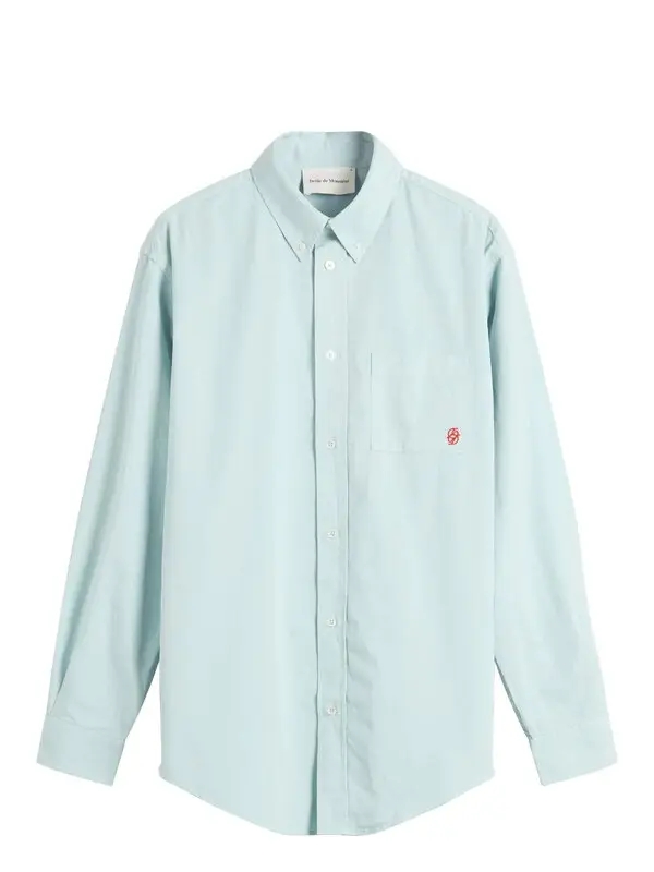 Drole De Monsieur Mirror Shirt - Lagoon Blue