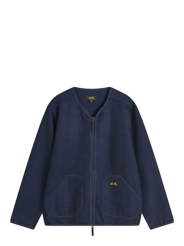 STAN RAY Wool Fleece Cardigan - Navy Heather
