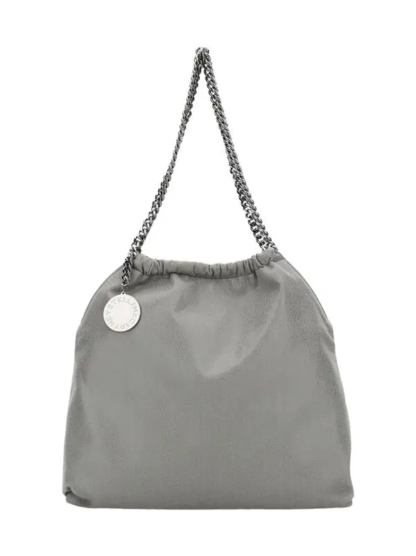 Stella McCartney Falabella Shoulder Bag With Ruthenium Chains - Grey