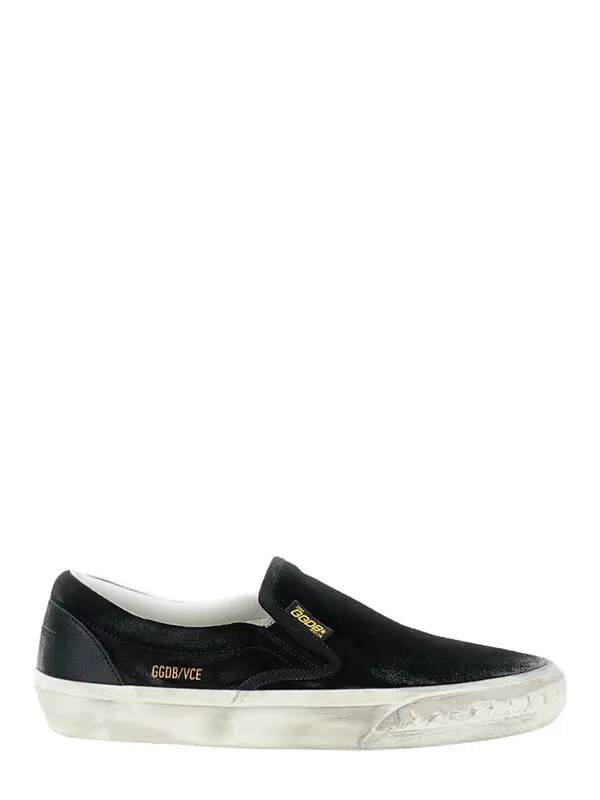 GOLDEN GOOSE Vce Penstar Slip-ons - Black