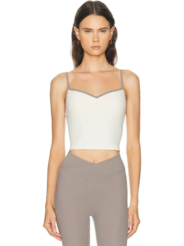437 The Ballet Tank Top - Cream & Clay Mask