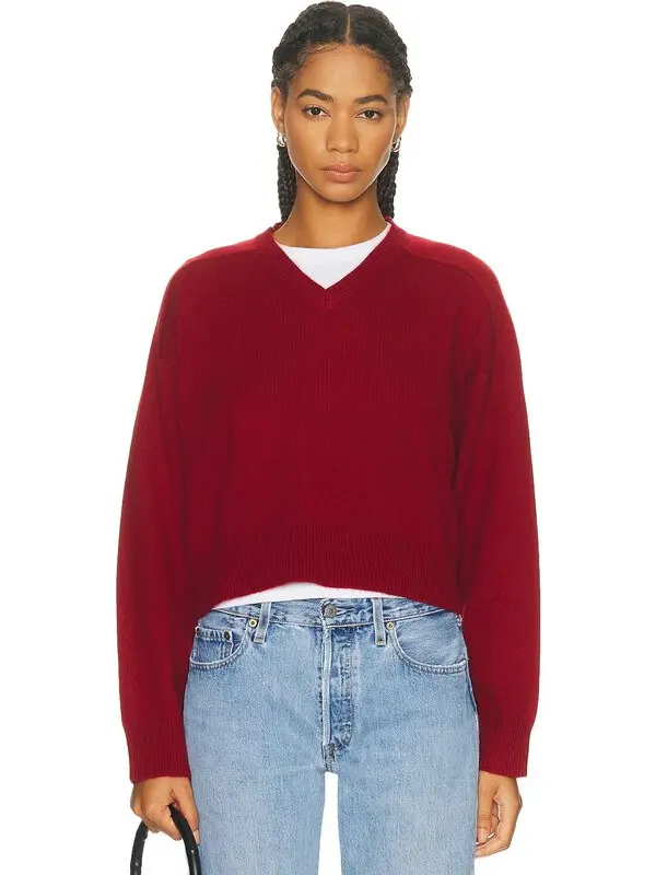 Loulou De Saison Anzor Sweater - Burgundy