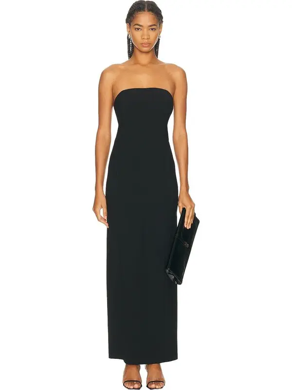 Loulou De Saison Shilo Bustier Maxi Dress - Black