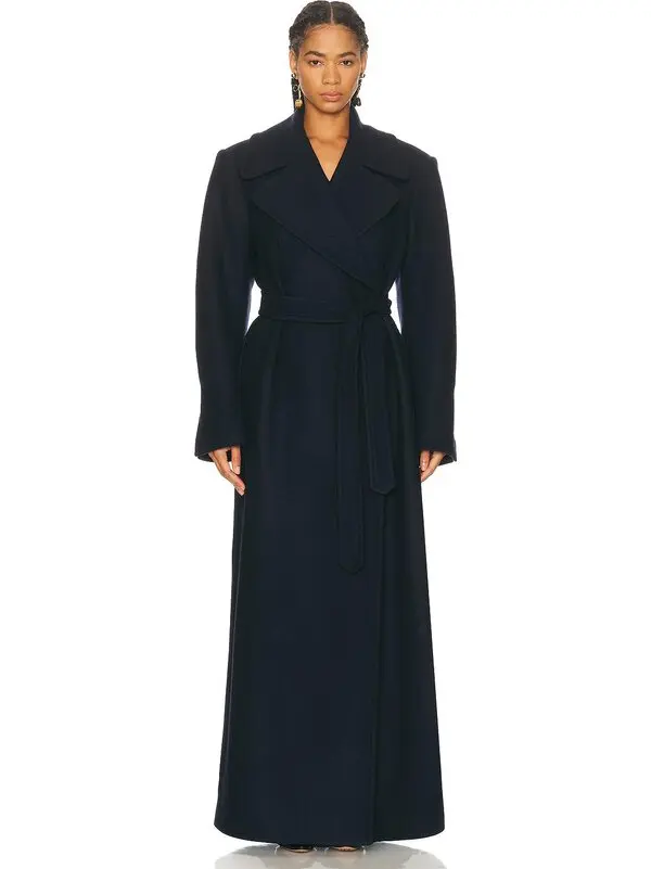Dries Van Noten Rafaella Coat - Navy