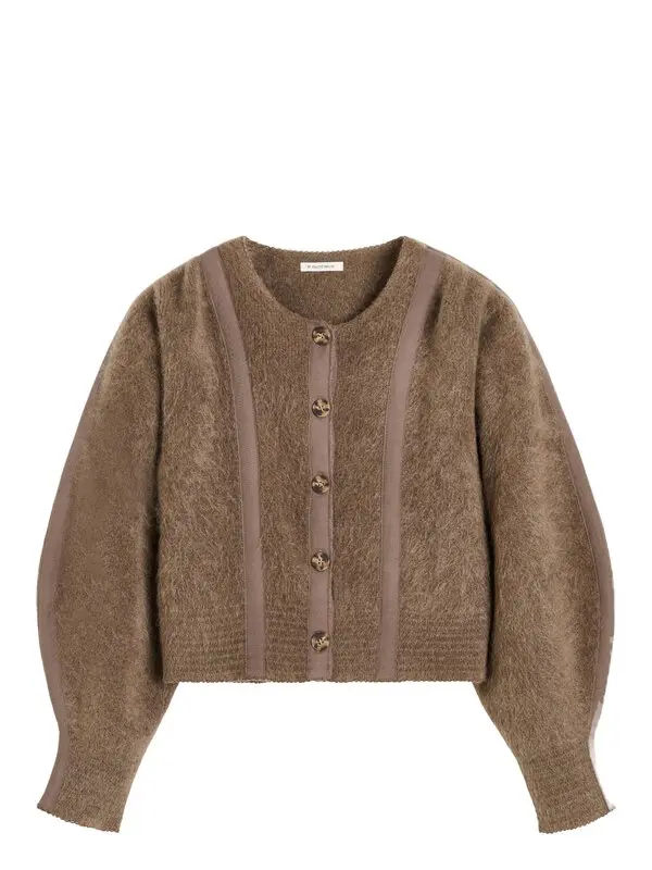 BY MALENE BIRGER Pernille Cardigan - Chocolate Chip
