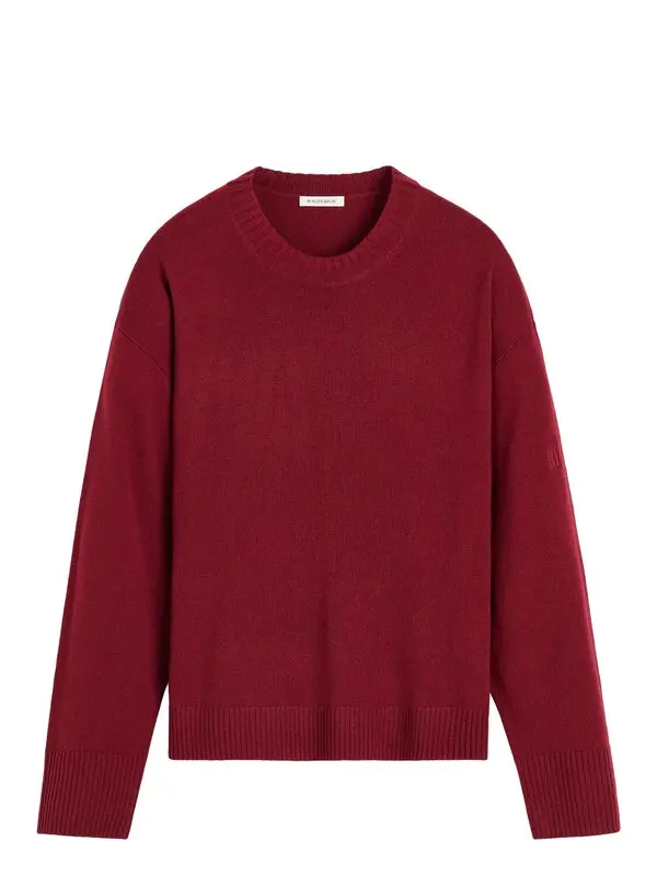 BY MALENE BIRGER Livane Wool Sweater - Cabernet