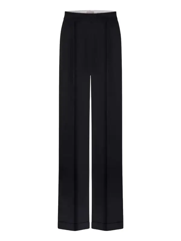 NUE Pleated Tailored Trousers - Black