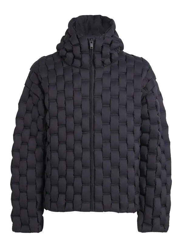 RAXXY 3d Down-filled Woven Puffer Jacket - Black