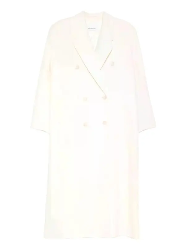THE FRANKIE SHOP Gaia Double-breasted Coat - Neutrals