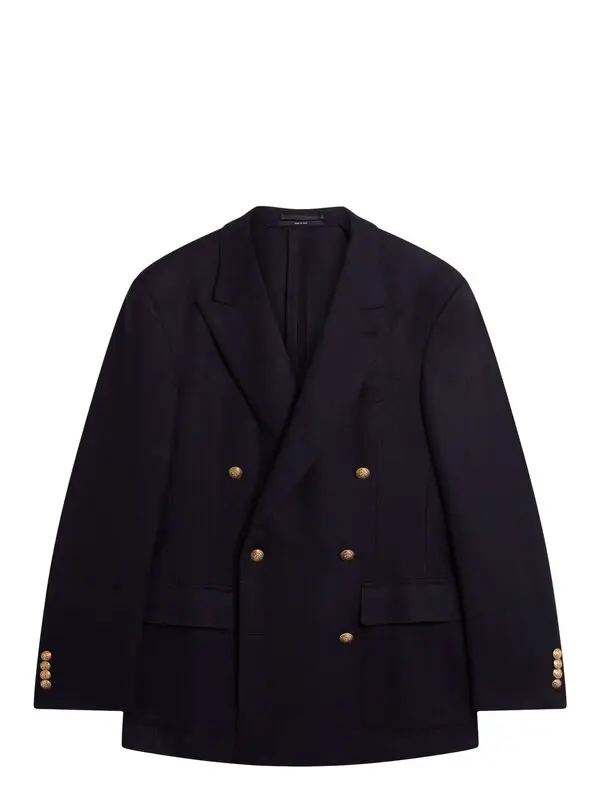 Dunhill Cashmere Bourdon Blazer - Navy