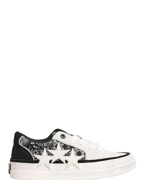 Amiri Bandana Sunset Skate Sneakers - Black