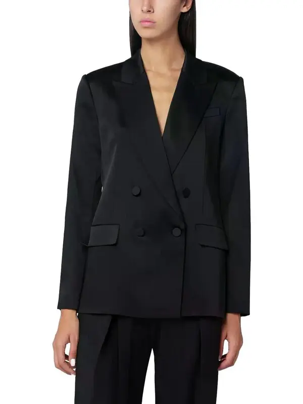 Simkhai Double-breasted Jacket - Black