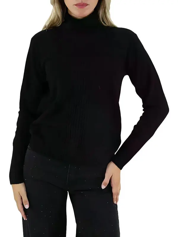 KOCCA Anesio Ribbed Roll-neck Sweater - Black