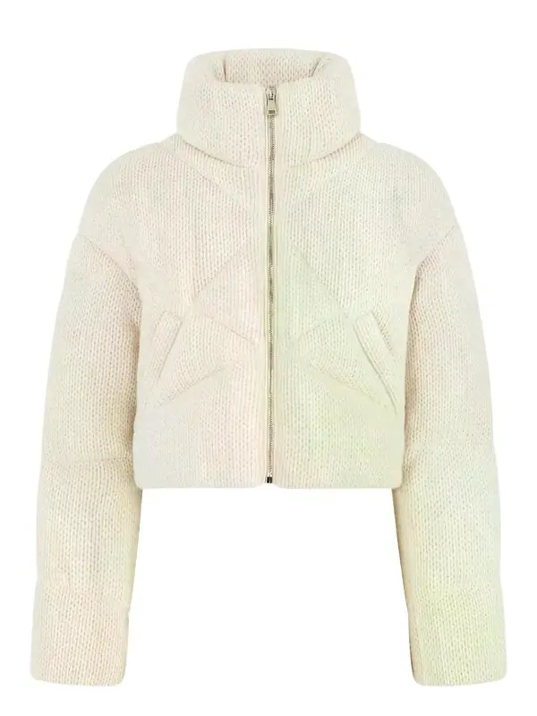 Khrisjoy Zip-fastening Puffer Jacket - Neutrals