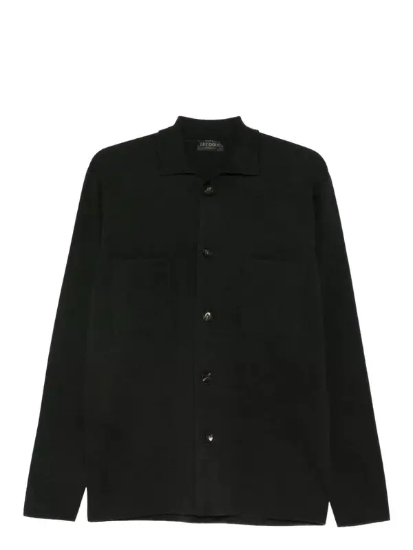 DELL'OGLIO Pocket Button Shirt - Green