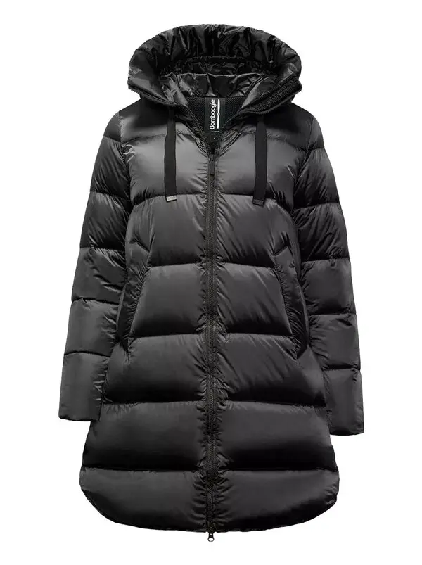 BOMBOOGIE Geneva Hooded Coat - Black