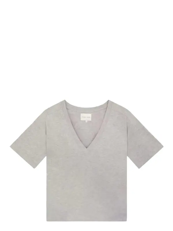 Loulou De Saison V-neck Short-sleeve T-shirt - Grey