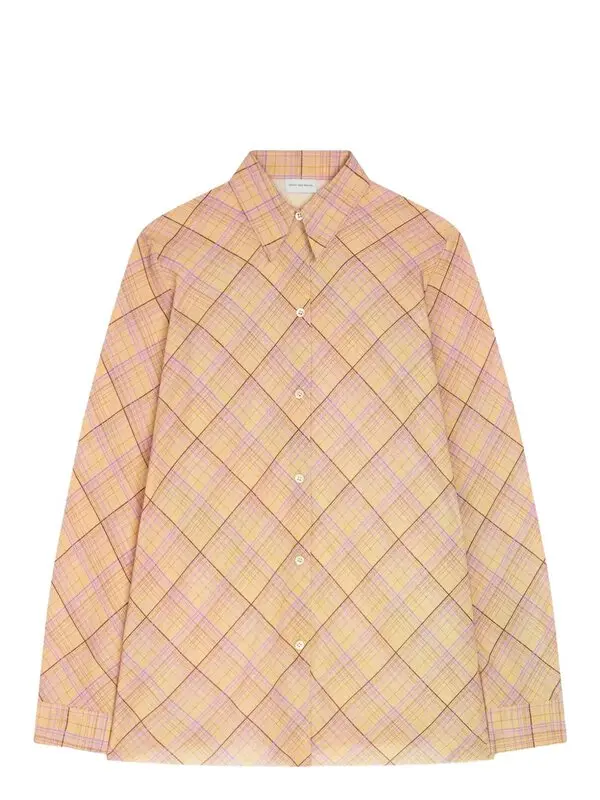 Dries Van Noten Checked-pattern Shirt - Neutrals