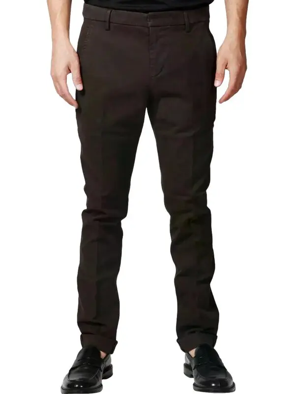 DONDUP Gaubert Button Trousers - Brown