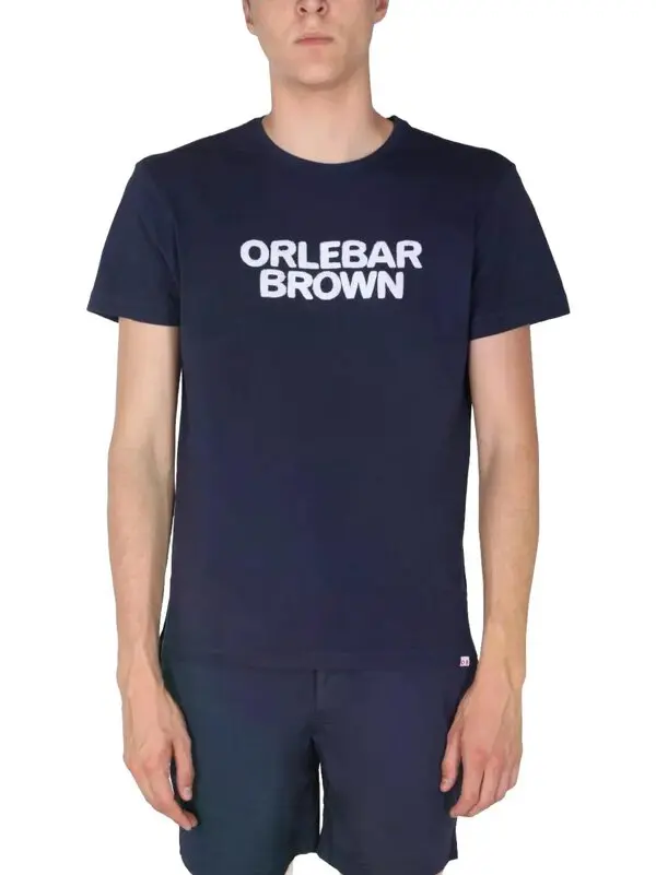 Orlebar Brown Logo-print T-shirt - Blue