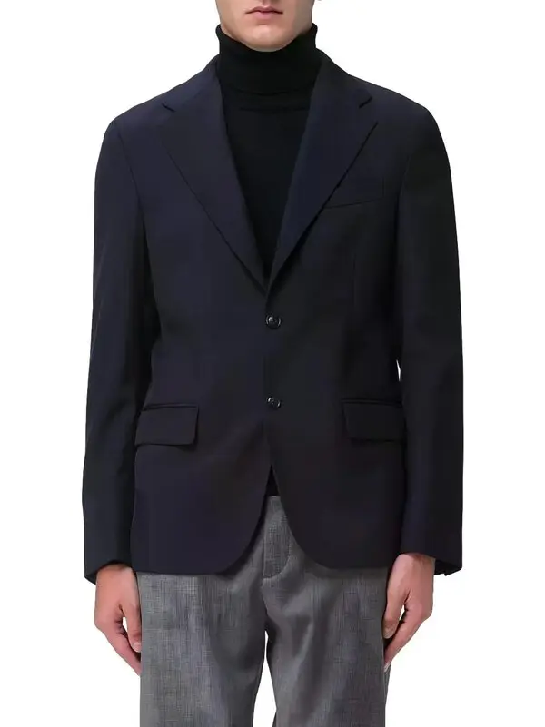 FAY Button-fastening Blazer - Blue