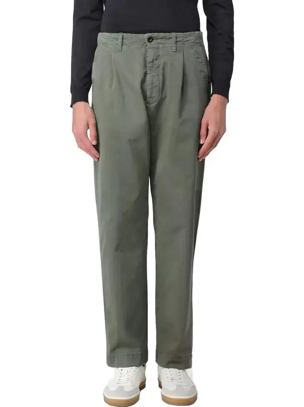 Incotex Pleated Front Trousers - Green