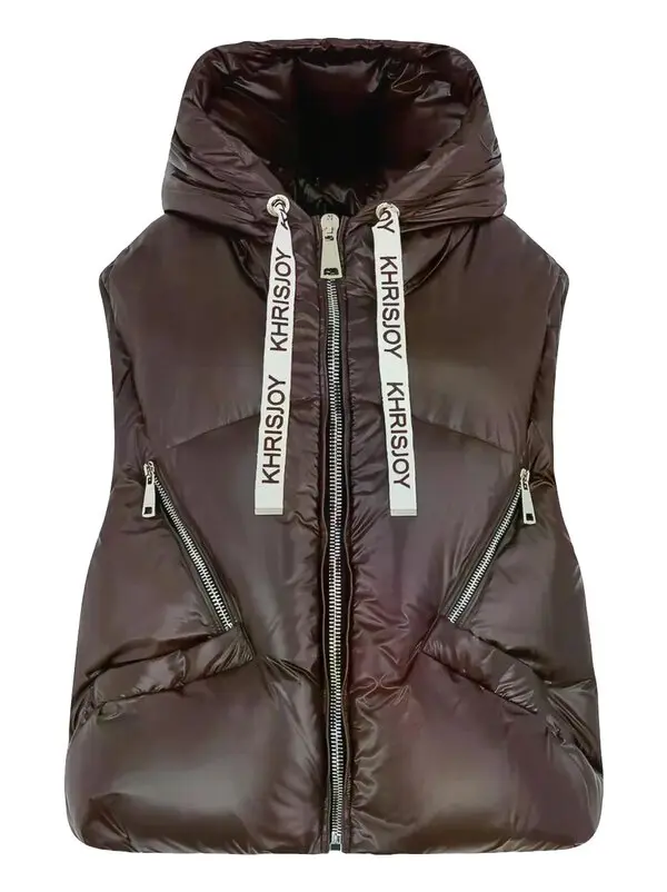Khrisjoy Zip-fastening Gilet - Brown