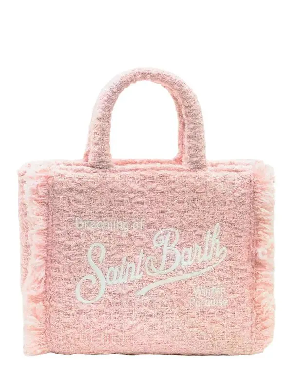 MC2 SAINT BARTH Mini Tweed Tote - Pink