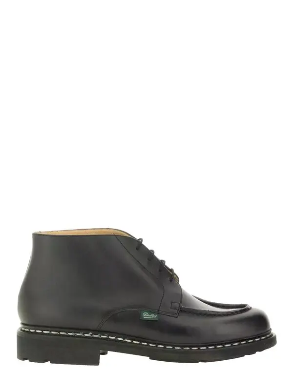 Paraboot Leather Desert Boots - Black