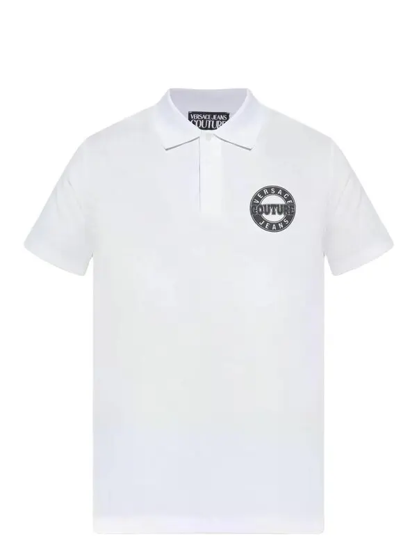 Versace Logo-print Polo Shirt - White