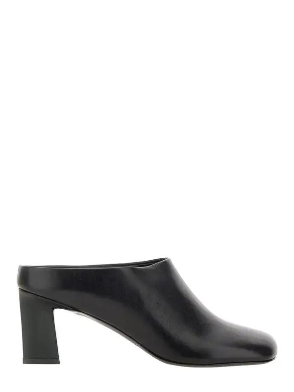 Fabiana Filippi Block-heel Sabots - Black