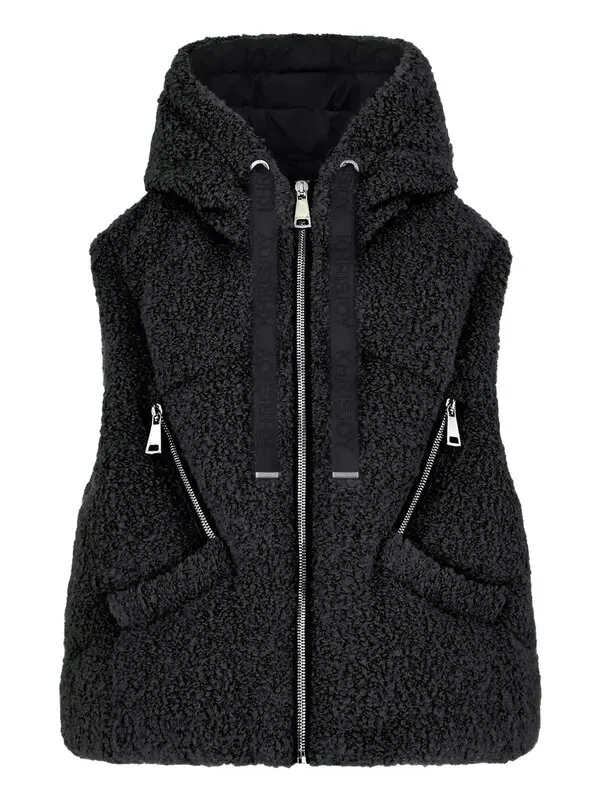 Khrisjoy Hooded Zip Gilet - Black